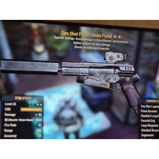 Weapon | Two Shot Explosive 10mm - Game Items - Gameflip