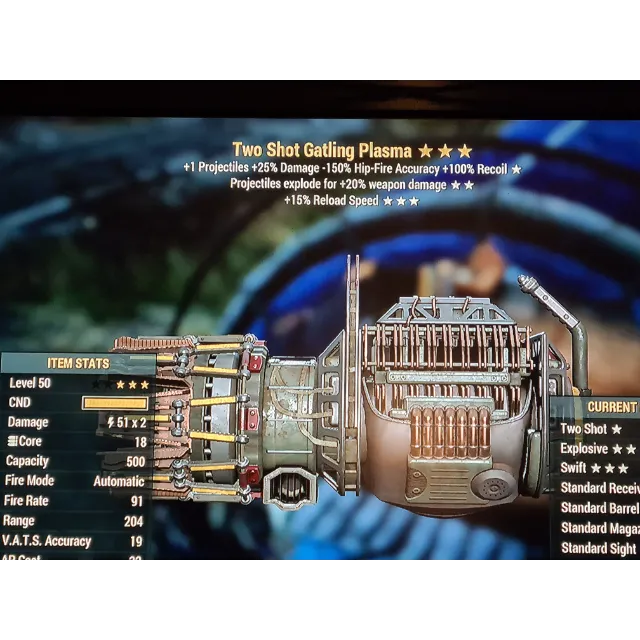 TSE Gatling Plasma - Fallout 76 Game Item - Gameflip