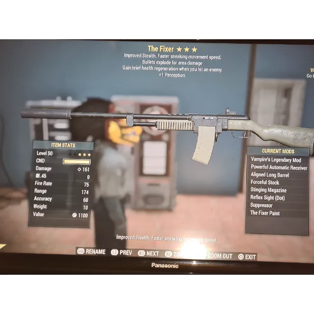 Weapon | VE The Fixer - Fallout 76 Game Items - Gameflip