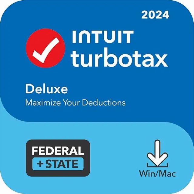 TurboTax Deluxe 2024 - Lifetime activation , Instant Access - Other ...
