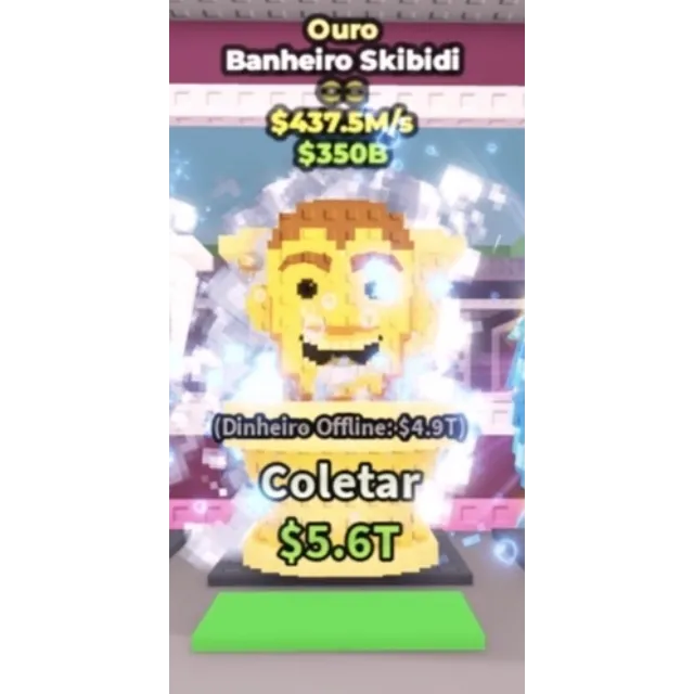 Skibidi toilet gold - steal a brainrot - Other Game Item - Gameflip