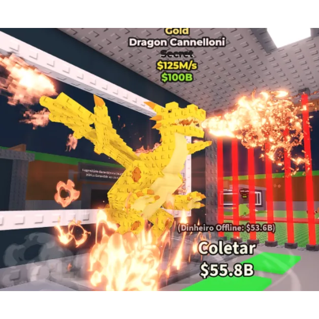 DRAGON CANNELLONI gold - STEAL A BRAINROT - Other Game Item - Gameflip