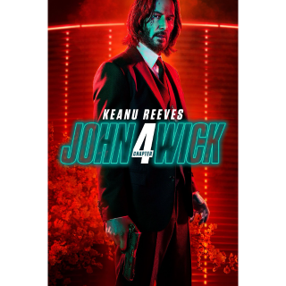 John Wick Chapter 4 UHD/4k Code Vudu or 4k iTunes won't port - Digital ...