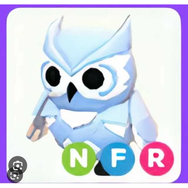 NFR Snow Owl - Adopt Me Game Items - Gameflip
