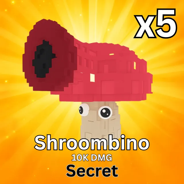 SHROOMBINO (PLANTS VS BRAINROT) - Roblox Game Item - Gameflip