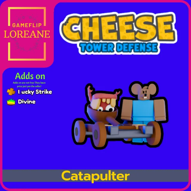 CHEESE TOWER DEFENSE - Roblox Itens de Jogos - Gameflip