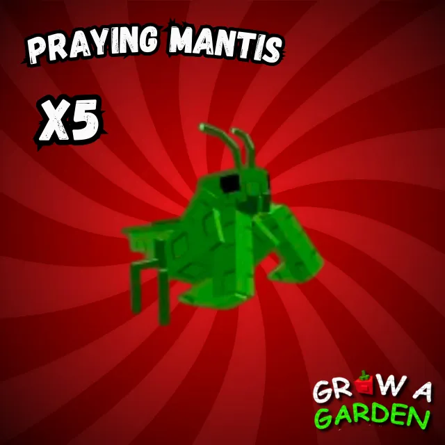 Grow A Garden PRAYING MANTIS - Game Item - Gameflip