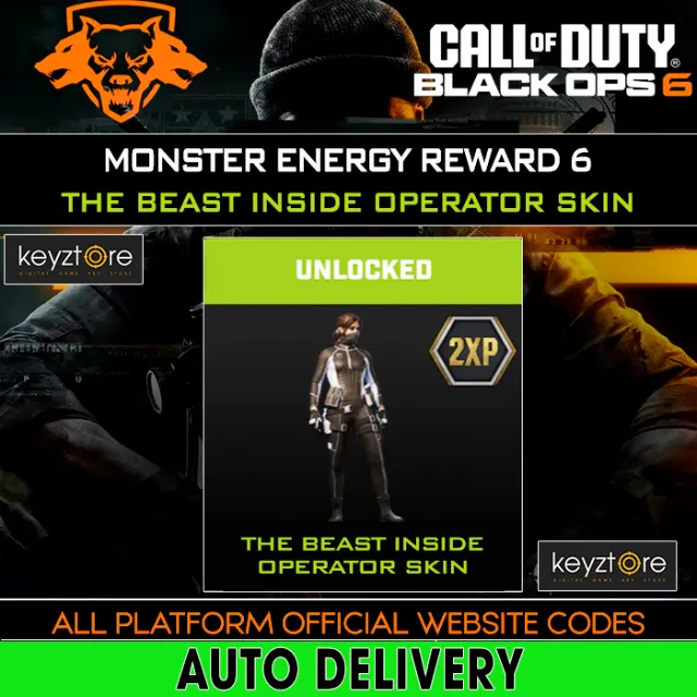 Black Ops 6 - The Beast Inside Operator Skin DLC⚡ [𝐈𝐍𝐒𝐓𝐀𝐍𝐓 𝐃𝐄𝐋𝐈𝐕𝐄𝐑𝐘]⚡Call of Duty Key... - Gameflip
