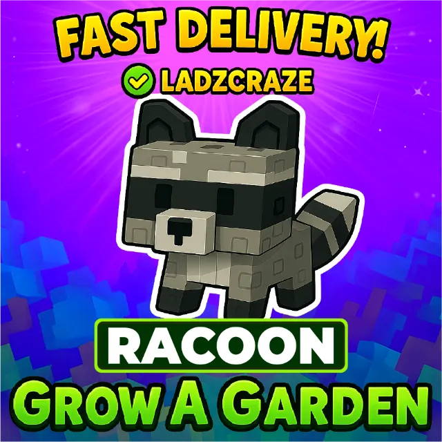 Raccoon Grow a Garden - Other Game Item - Gameflip