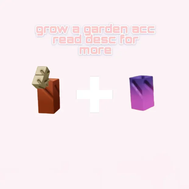 2x moon blossom + 1 bone blossom acc - Grow a Garden Game Item - Gameflip