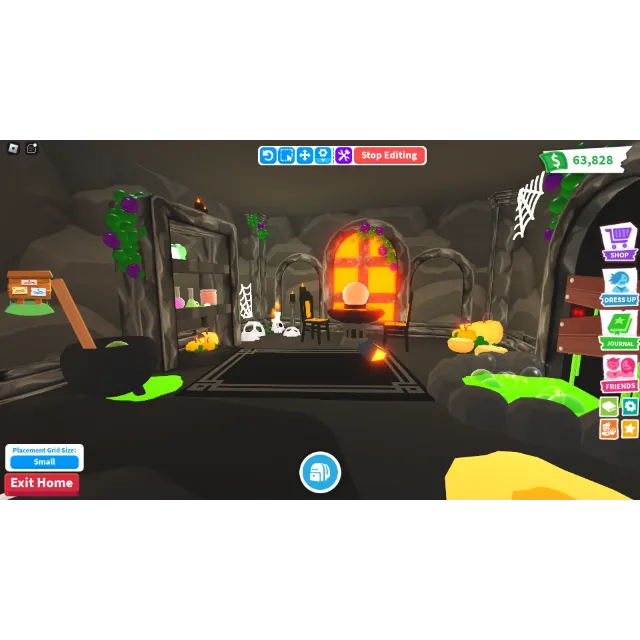 HALLOWEEN BUILD ADOPT ME HOUSE DECORATED - Adopt Me Game Items - Gameflip