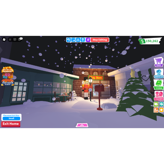 Christmas street glitch build adopt me house decorated - Adopt Me Game ...