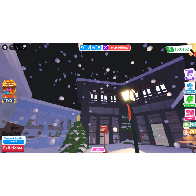 Christmas street glitch build adopt me house decorated - Adopt Me Game ...