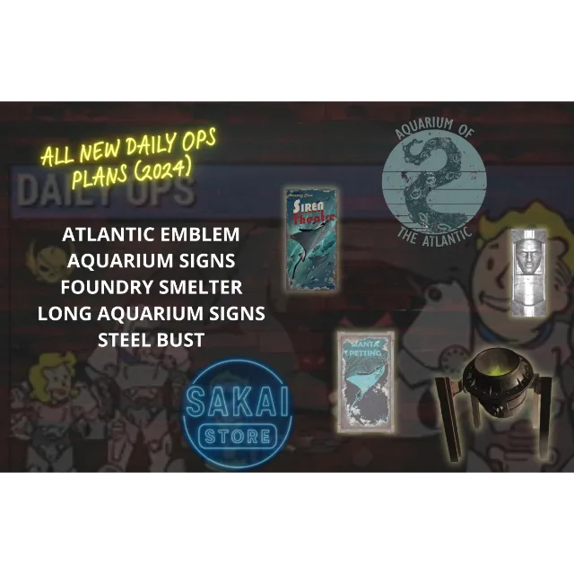 ALL NEW DAILY OPS PLANS BUNDLE (2024) - Fallout 76 Game Item - Gameflip