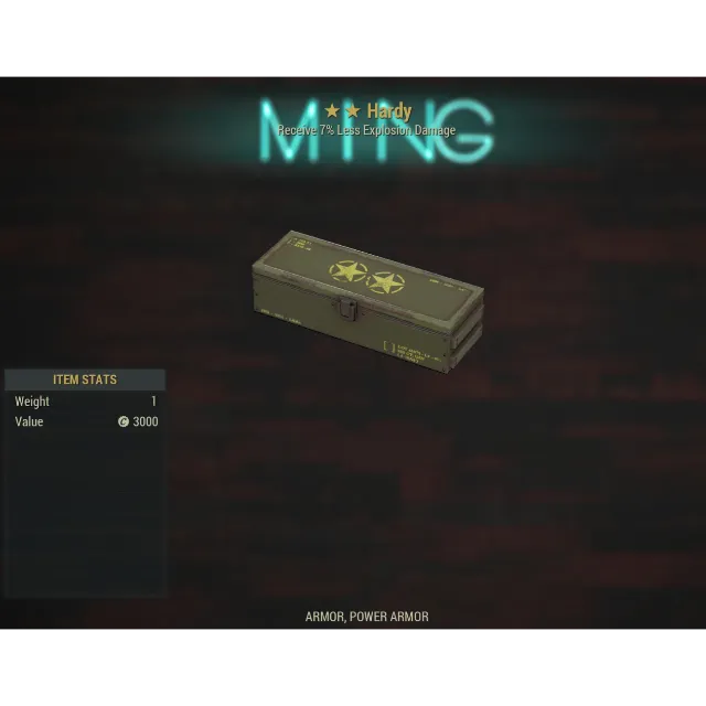 HARDY MOD - Fallout 76 Game Items - Gameflip