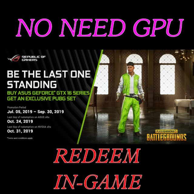 PUBG | P715 Nvidia TrackSuit - PlayerUnknown's Battlegrounds Game Items ...