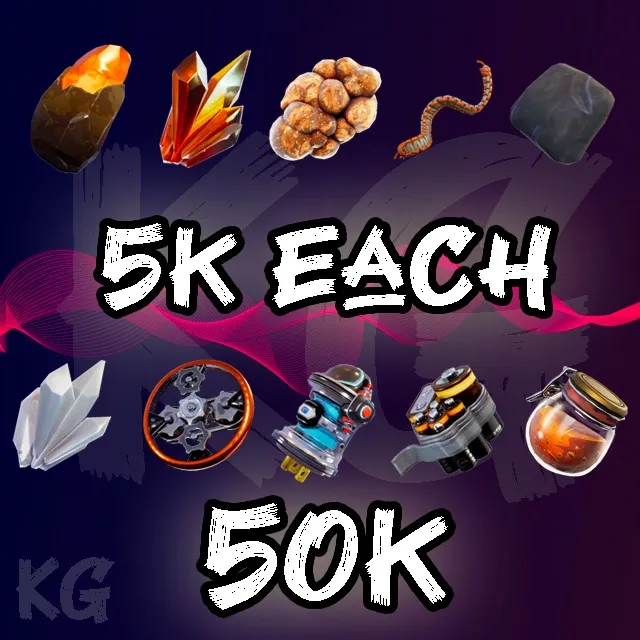 Bundle| 50,000 Crafting Mats - Fortnite Game Item - Gameflip
