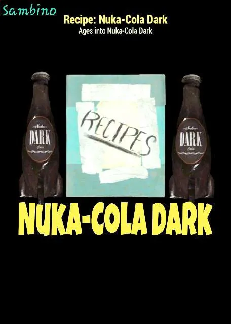 Plan | Nuka Cola Dark Plan - Fallout 76 Game Items - Gameflip
