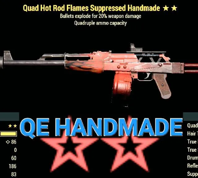 Weapon | Qe Handmade Rifle ☆☆ - Fallout 76 Game Items - Gameflip