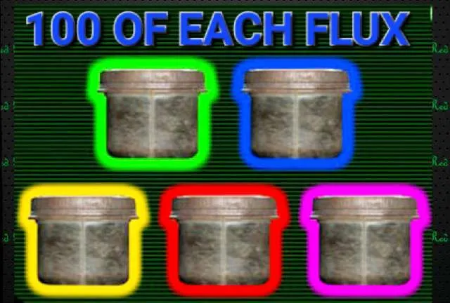Aid | 100 Of Each Flux - Fallout 76 Game Items - Gameflip