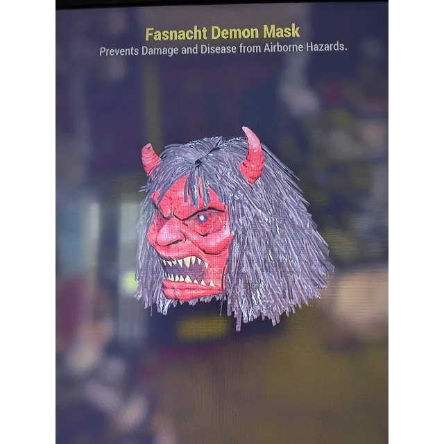 Demon mask - Fallout 76 Game Item - Gameflip