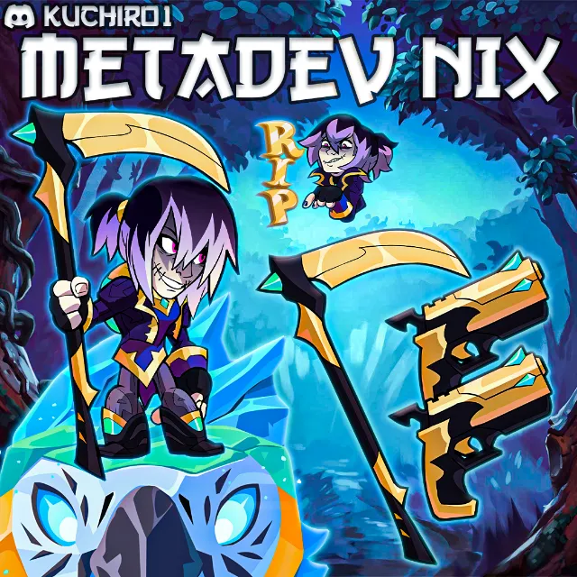 Brawlhalla - Rare Metadev Nix Skin - Brawlhalla Game Item - Gameflip