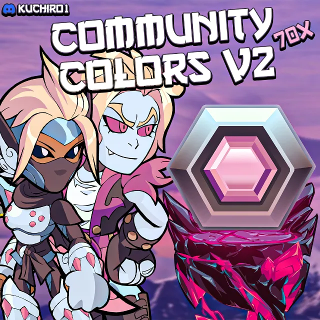 Brawlhalla - 70x Community Colors v2 - Brawlhalla Game Item - Gameflip