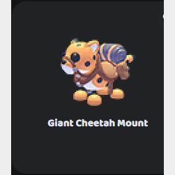 Giant Cheetah Mount - Game Items - Gameflip