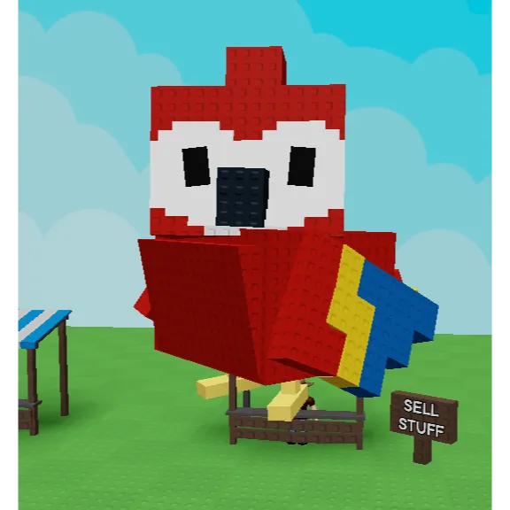 grow a garden huge scarlet macaw (21kg) - Grow a Garden Game Item ...