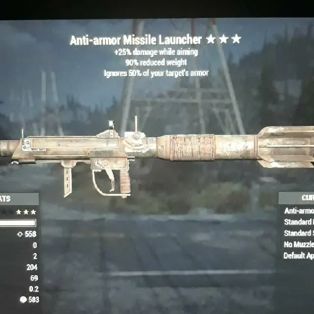 Weapon | AA25A90 Missile Launcher - Fallout 76 Game Items - Gameflip