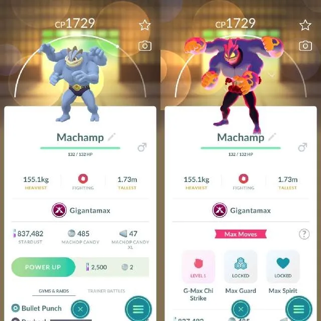 Gigantamax Machamp (Non Shiny) 20k Stardust Pokemon Go - Pokémon Go ...
