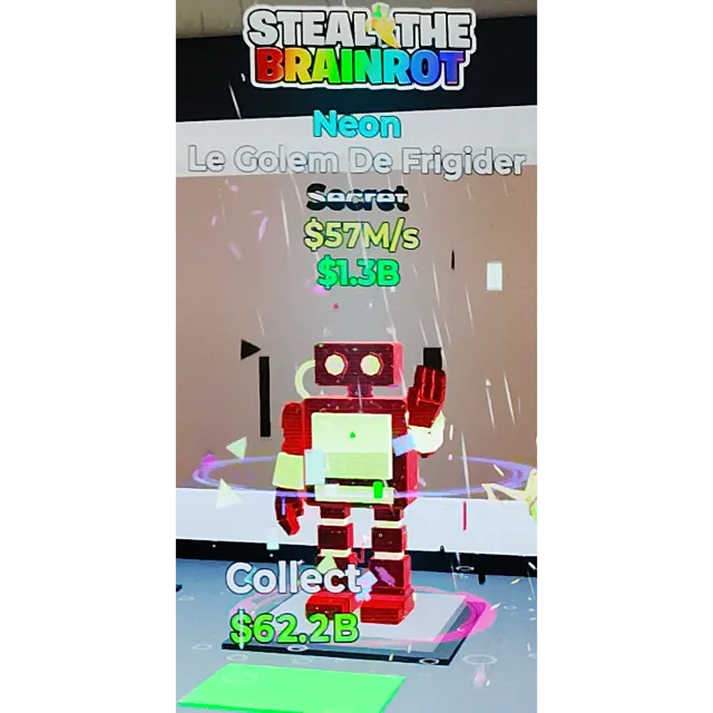 Fortnite Steal The Brainrot | Super Ultra Rare Secret 🎆 Neon Le Golem ...