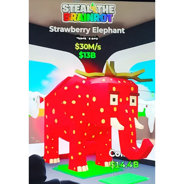 Fortnite Steal The Brainrot | Super Ultra Rare Strawberry Elephant ...