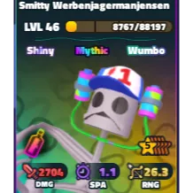 Spongebob Tower Defense | Shiny Wumbo 5 Star Smitty - Other Game Item ...