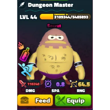Spongebob Tower Defense | Neptune Crown Dungeon Master - SpongeBob ...