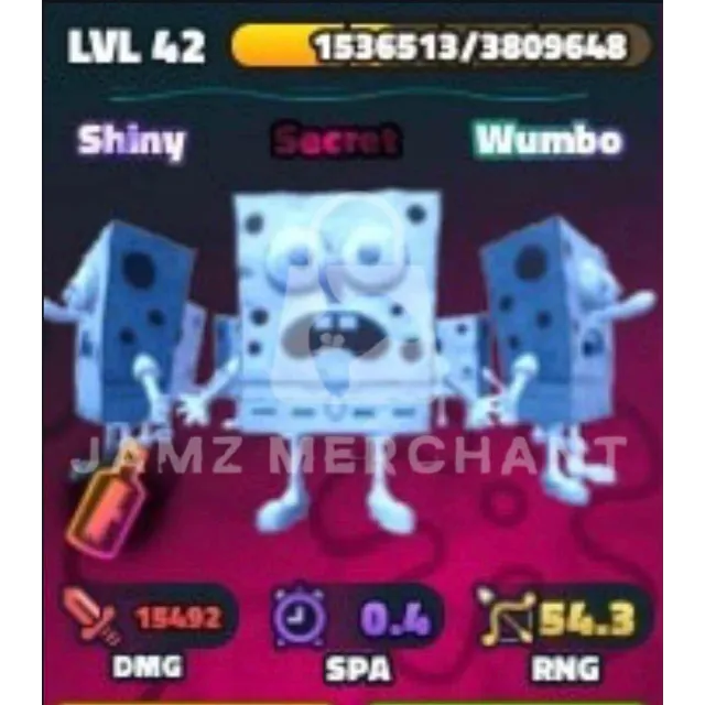 Spongebob Tower Defense | Shiny Wumbo Secret Trait Spongehenge - Other ...
