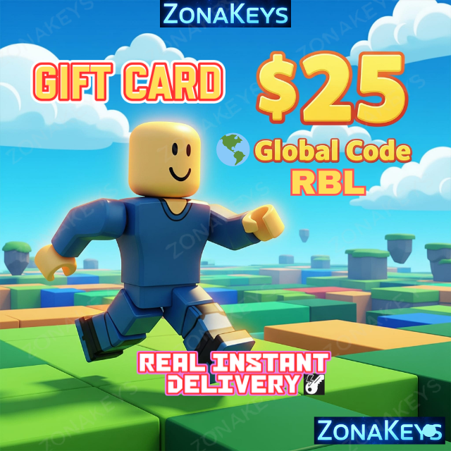 $25.00 USD Gift Card RBL (stockable) 🎮ALL PLATFORMS 🌎 GLOBAL KEY ⚡INSTANT DELIVERY ⚡ - Other ...