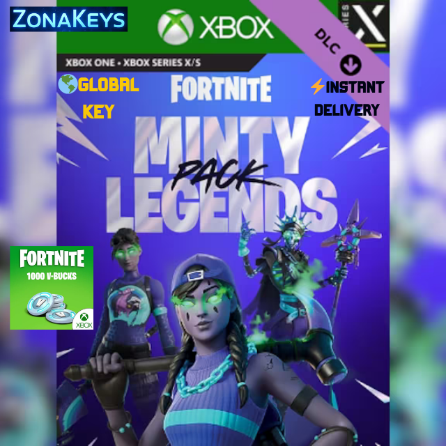 Fortnite - Minty Legends Pack 1000 VBucks ⚡INSTANT DELIVERY⚡ 🌎GLOBAL ...