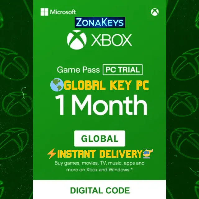 Xbox Game Pass PC 1-month TRIAL 🌎 GLOBAL KEY ⚡INSTANT DELIVERY 🚁 - Xbox ...