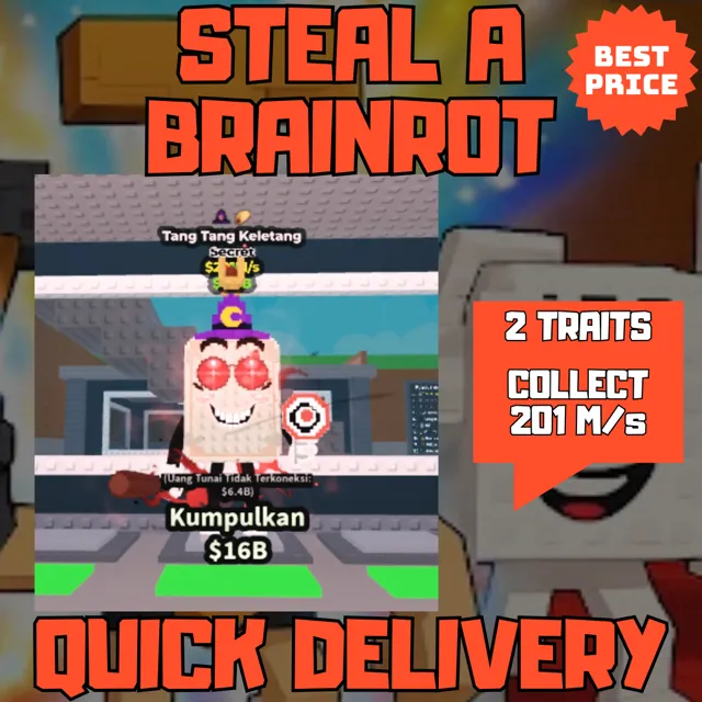 TANG TANG KELETANG - Steal a Brainrot Game Item - Gameflip