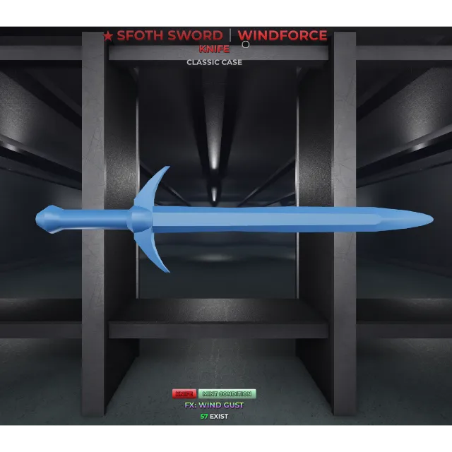 Sniper Duels SFOTH Sword Windforce MC - Roblox Game Item - Gameflip