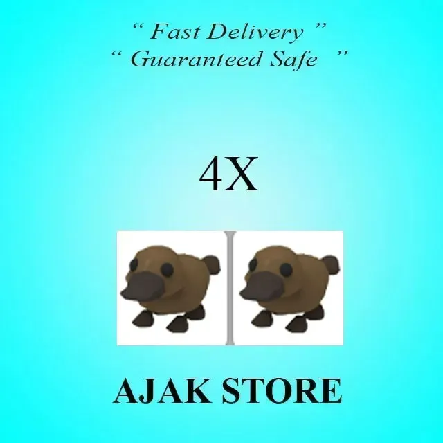 x4 Platypus - Adopt Me Game Items - Gameflip