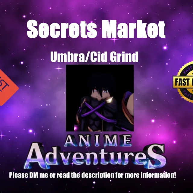 Anime Adventures Umbra - Anime Adventure Game Item - Gameflip