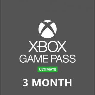 Xbox 3 Month Game Pass Ultimate (Stackable) - Xbox Live Gold ...