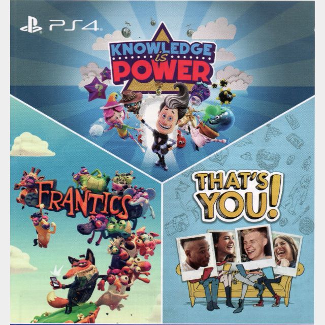 Bundle: Frantics + That's You! + Knowledge Is Power - PS4 [Digital ...