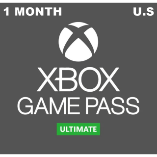 Xbox 1 Month Game Pass Ultimate (U.S) Instant Delivery - Xbox Live Gold ...