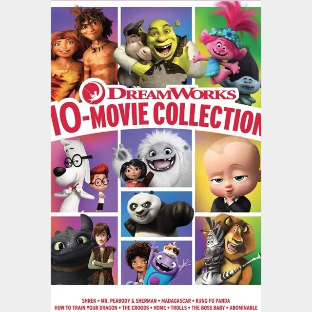 DreamWorks Animation 10-Film Collection / HD / Movies Anywhere ...