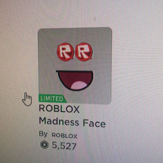 Collectibles | Roblox Madness Face - Game Items - Gameflip