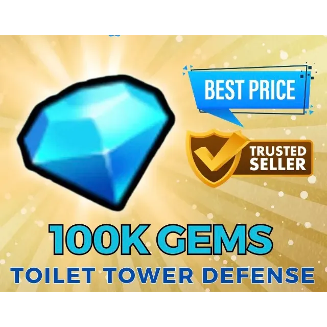 Selling 100k gem TTD cheapest - Toilet Tower Defense Game Items - Gameflip