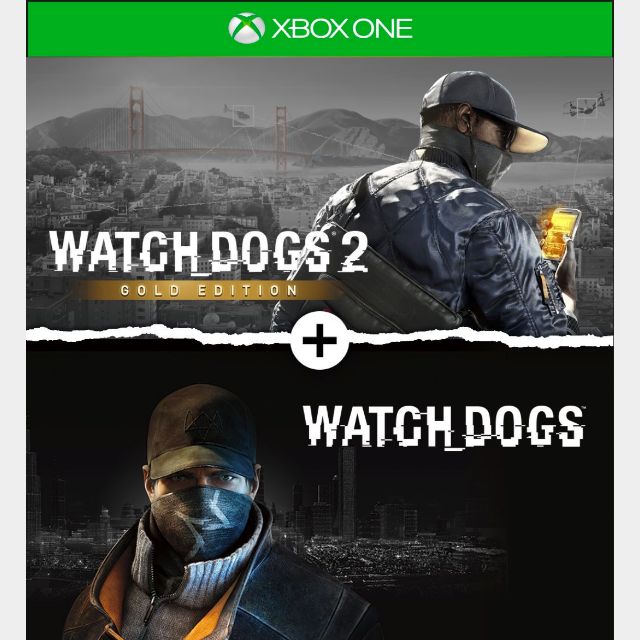 Watch Dogs 1 + Watch Dogs 2 Gold Editions Bundle [ Microsoft Xbox One ...